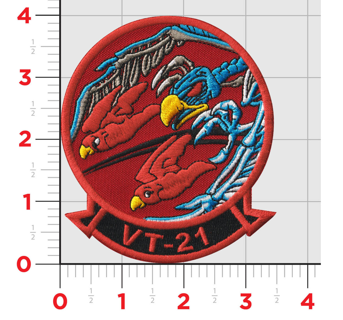 Buy VT-21 Redhawks Bones Patch | MarinePatches.com – MarinePatches.com ...