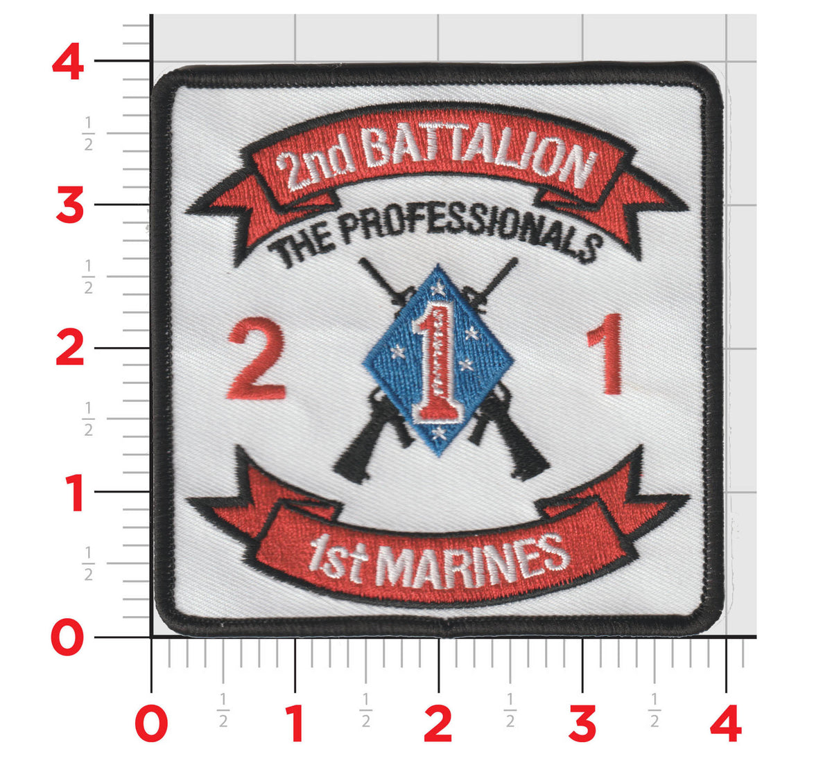 Buy Officially Licensed USMC 2nd B Patch | MarinePatches.com ...