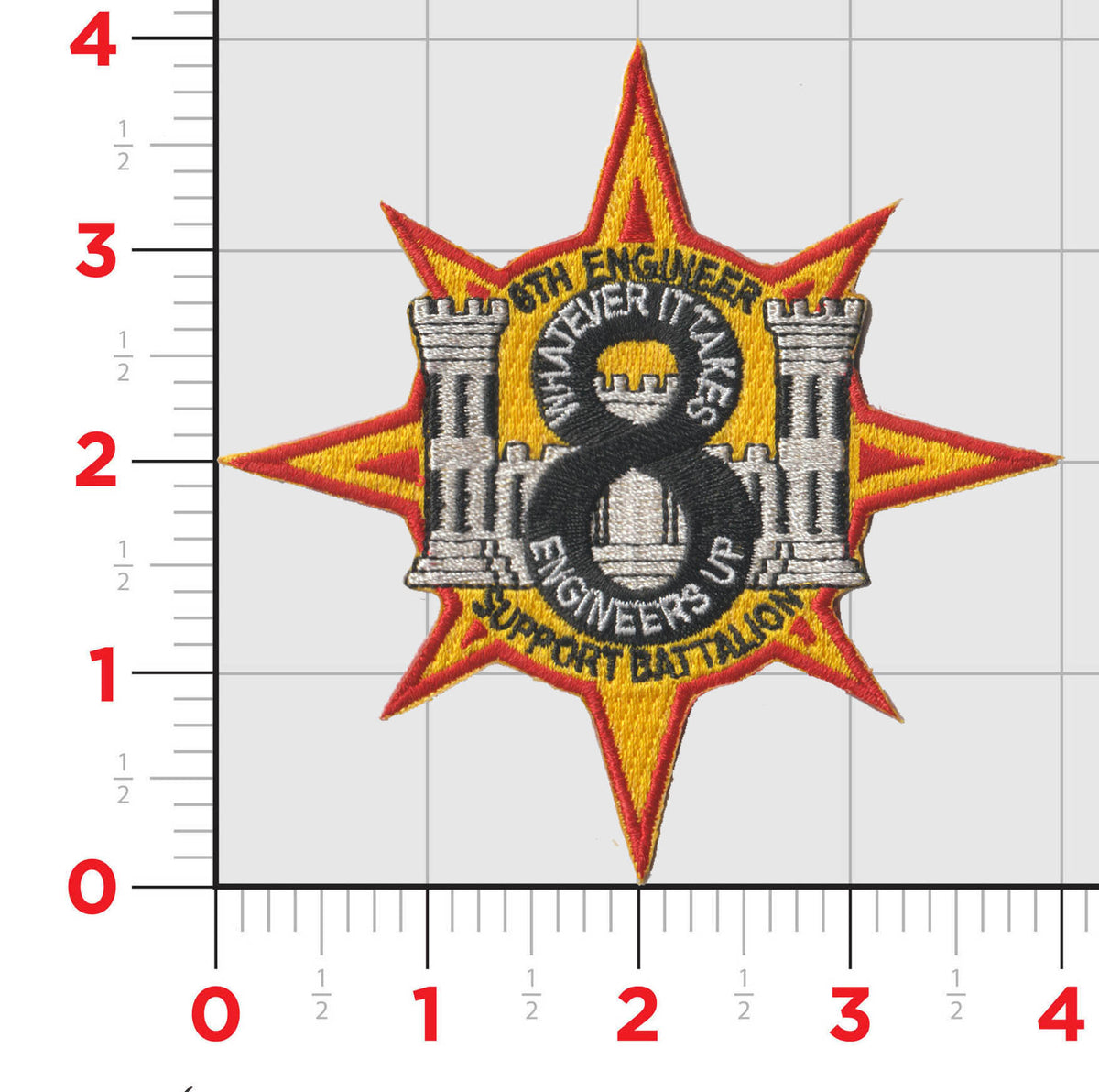 Buy Officially Licensed USMC 8th E Patch | MarinePatches.com ...