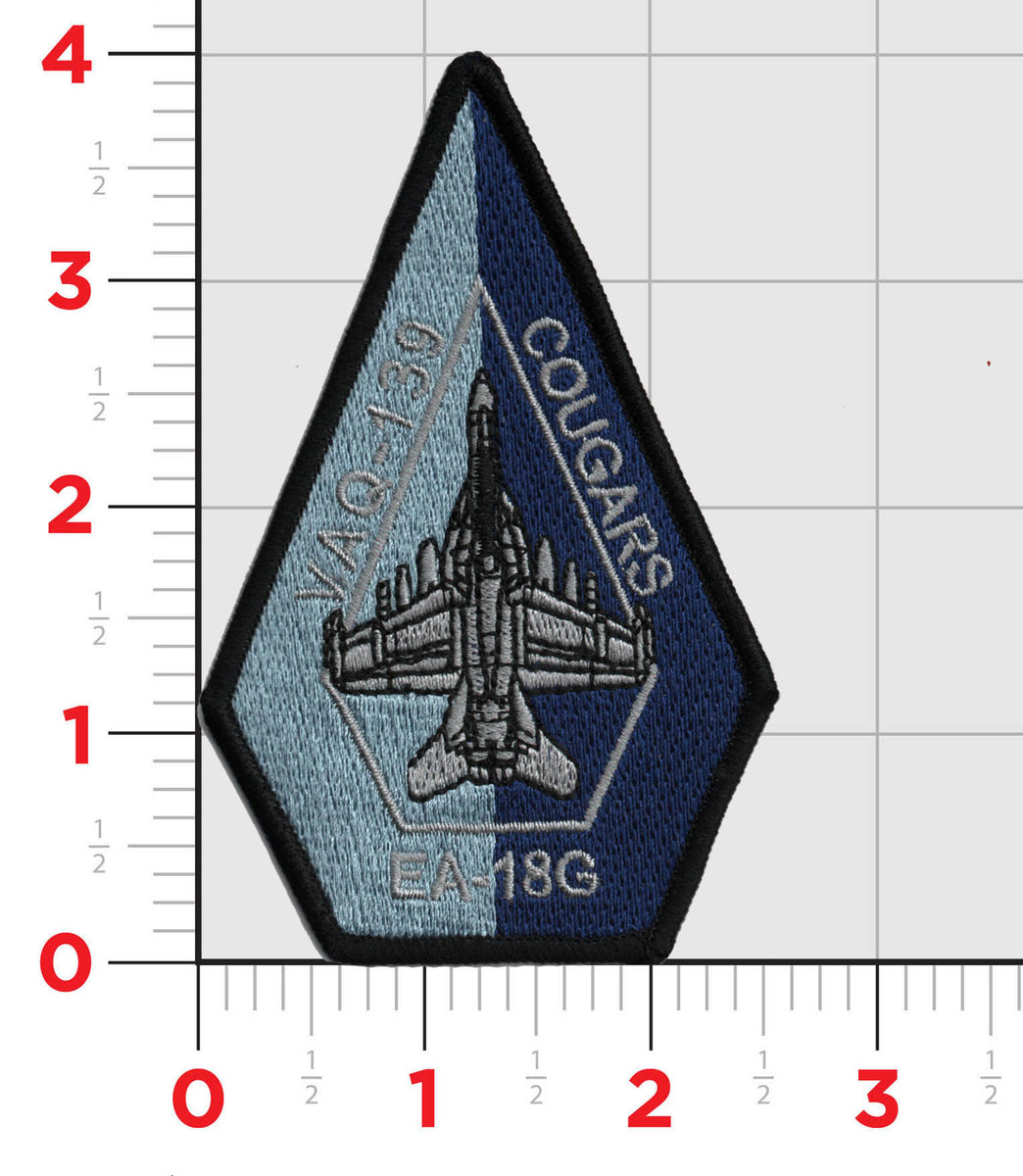 Buy Official VAQ-139 Cougars Coffi Patch | MarinePatches.com ...