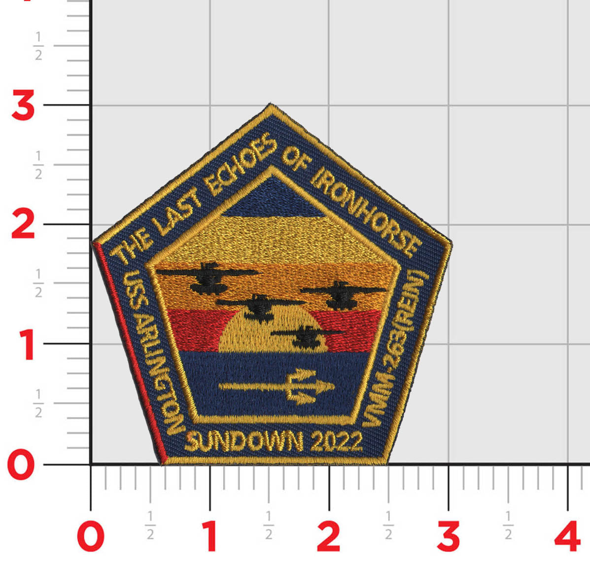 Buy Official HMH-461 Ironhorse Sun Patch | MarinePatches.com ...