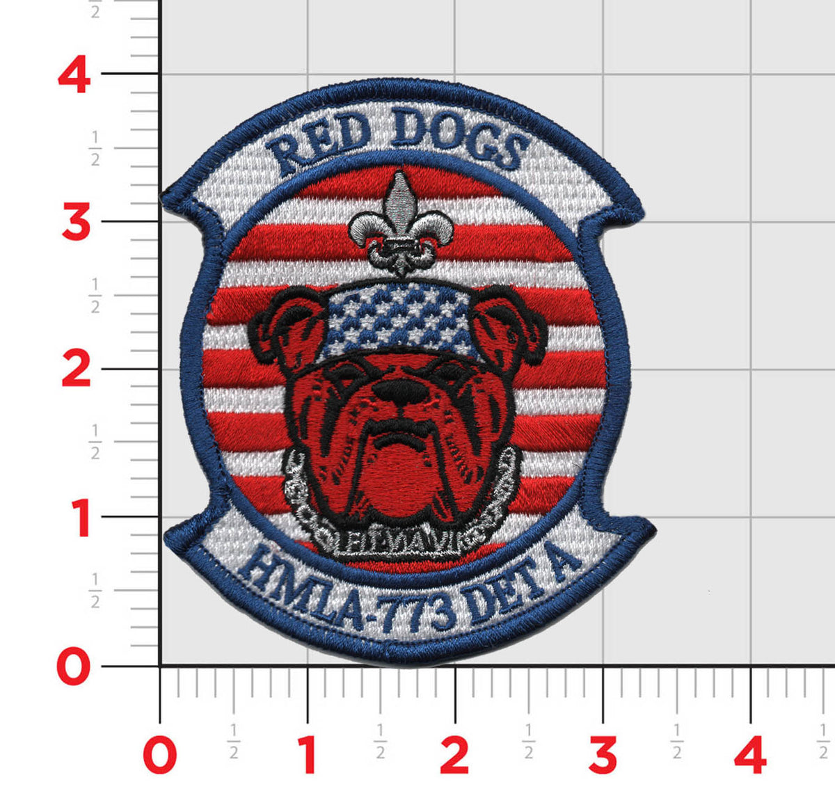 Buy Official HMLA-773 Det A Red Do Patch | MarinePatches.com ...