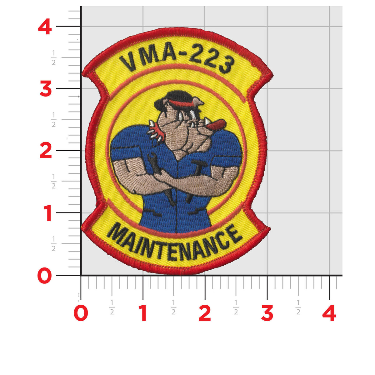 Buy VMA-223 Bulldogs Maintenance P Patch | MarinePatches.com ...