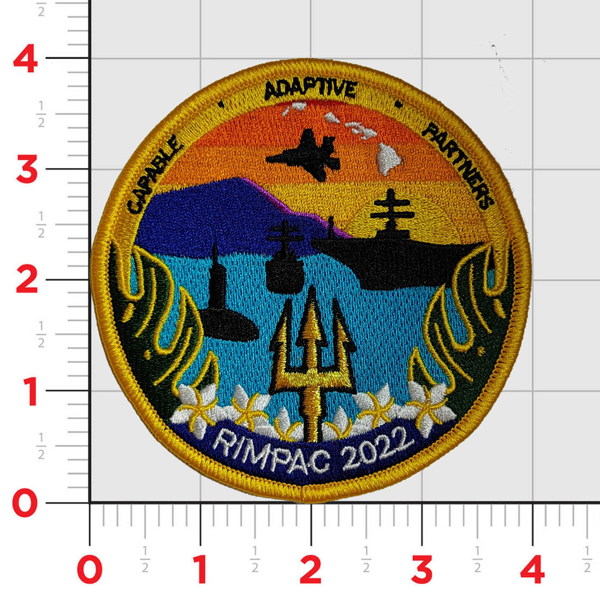 Buy Official RIMPAC 2022 Patches Patch | MarinePatches.com ...