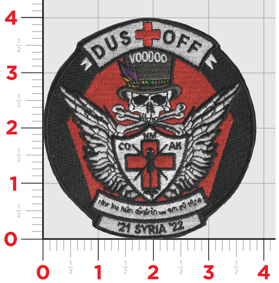 Buy US Army Guard Voodoo Dustoff M Patch | MarinePatches.com ...