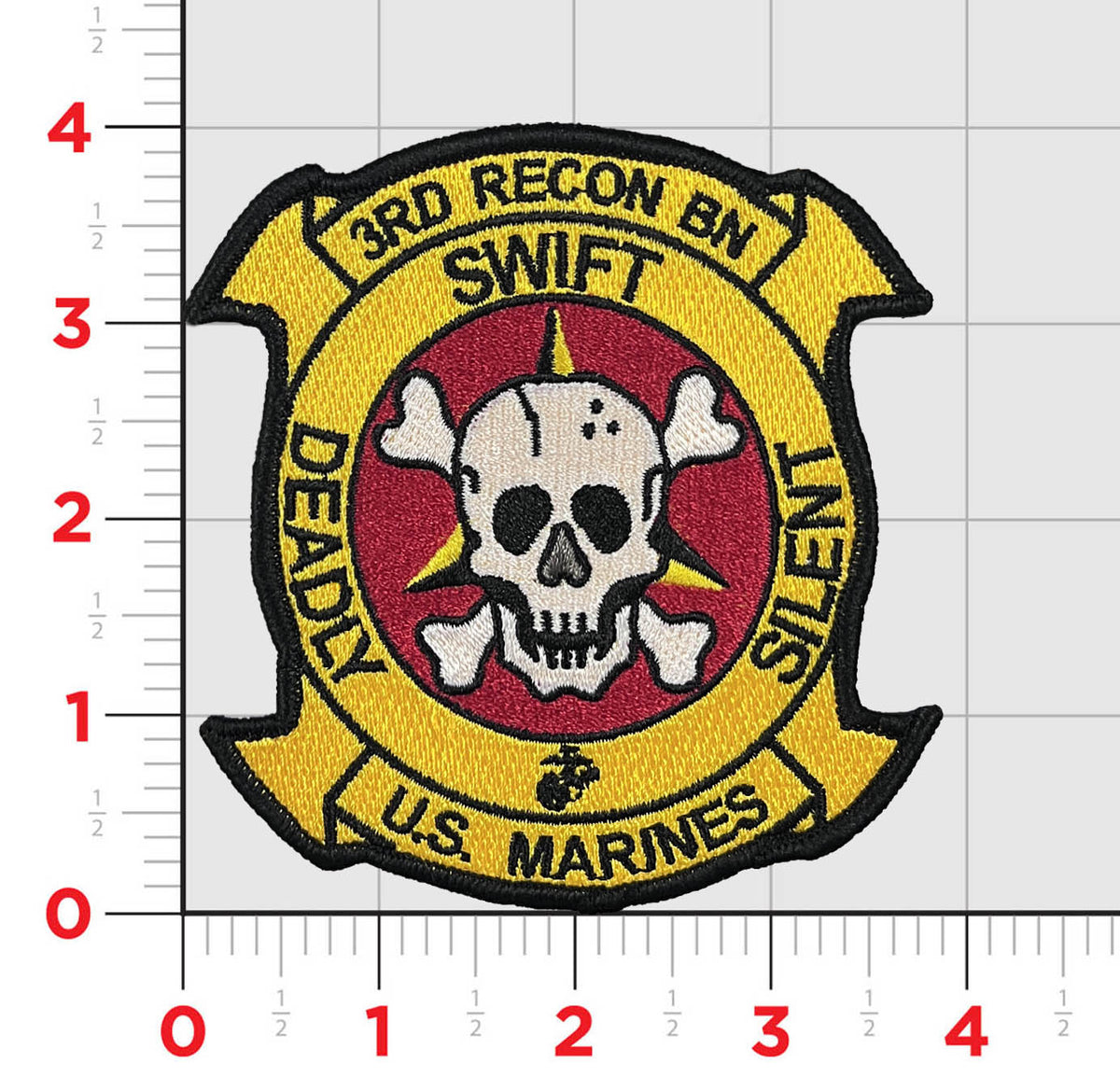 Buy Officially Licensed USMC 3rd R Patch | MarinePatches.com ...