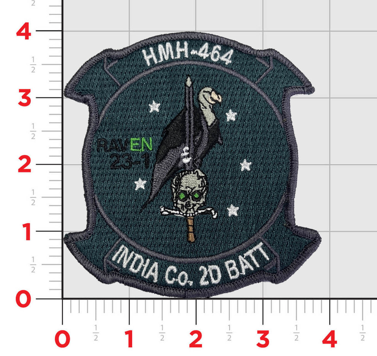 Buy Official HMH-464 RAVEN 23-1 In Patch | MarinePatches.com ...