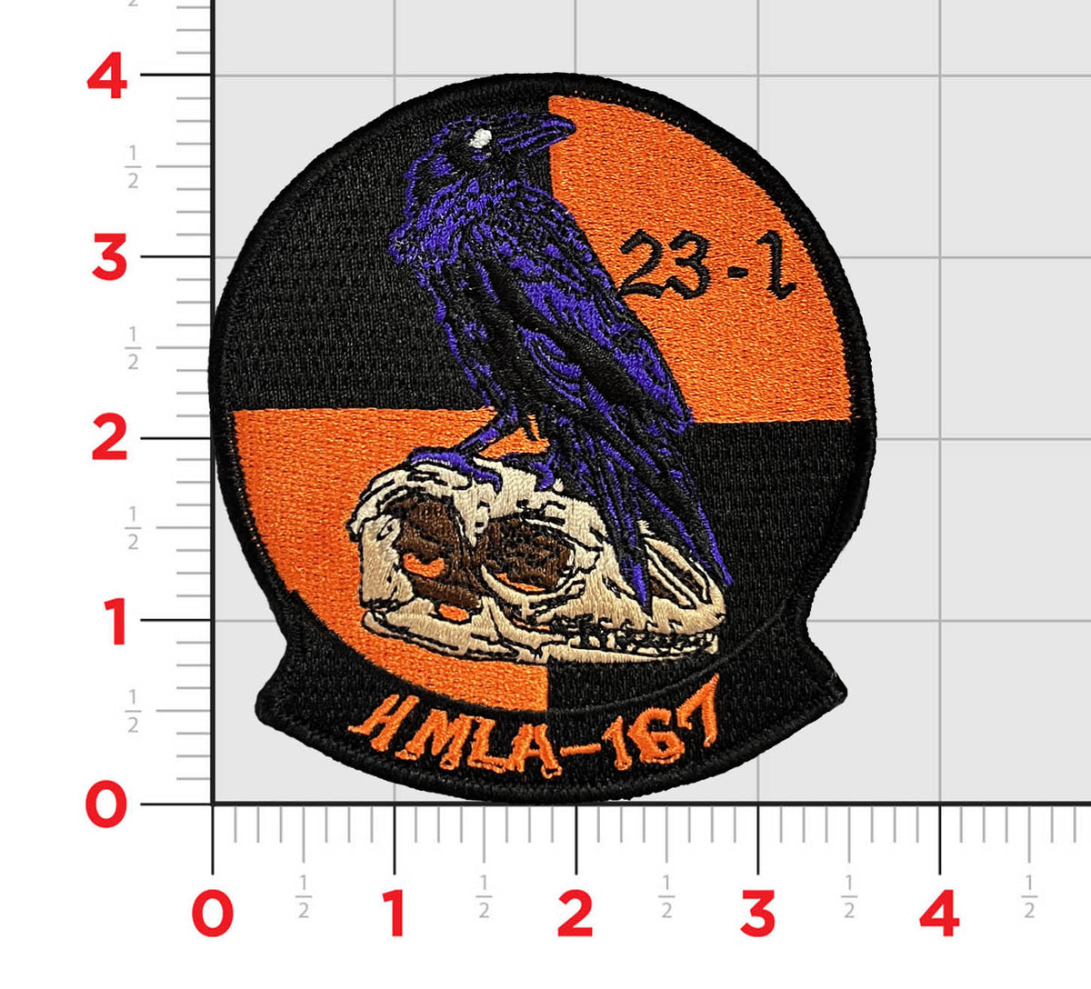 Official HMLA-167 Raven Det 23-1 Patch – MarinePatches.com - Custom ...