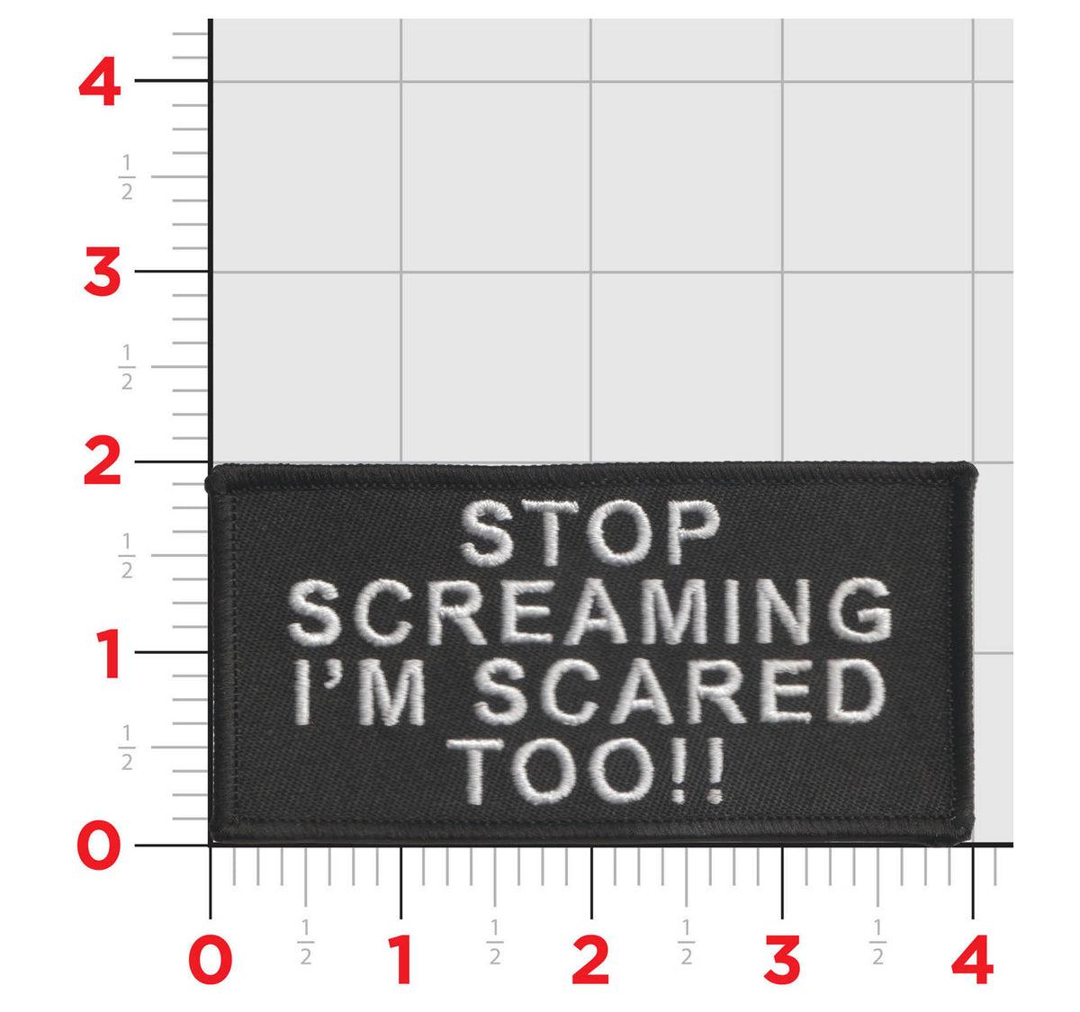 Buy Stop Screaming, I'm Scared Too Patch | MarinePatches.com ...
