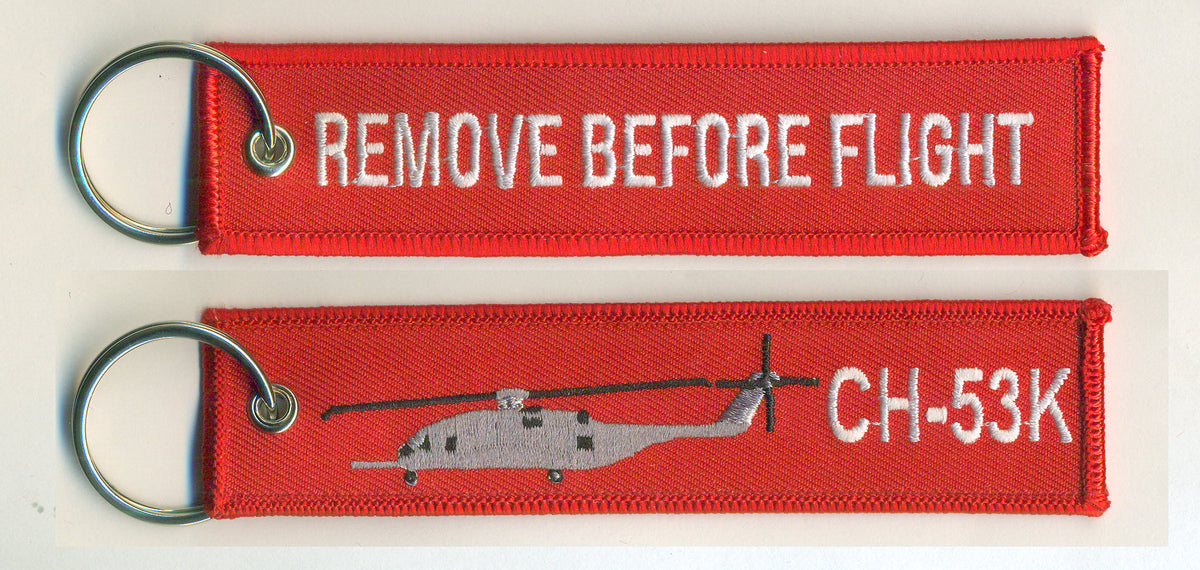 CH-53K Remove Before Flight Key Ring – MarinePatches.com - Custom ...