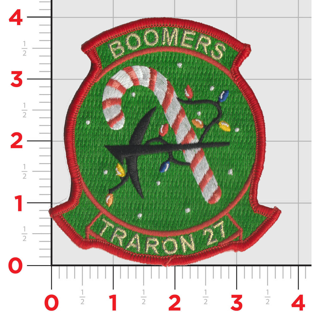 Official VT-27 Boomers Christmas Patches – MarinePatches.com - Custom ...