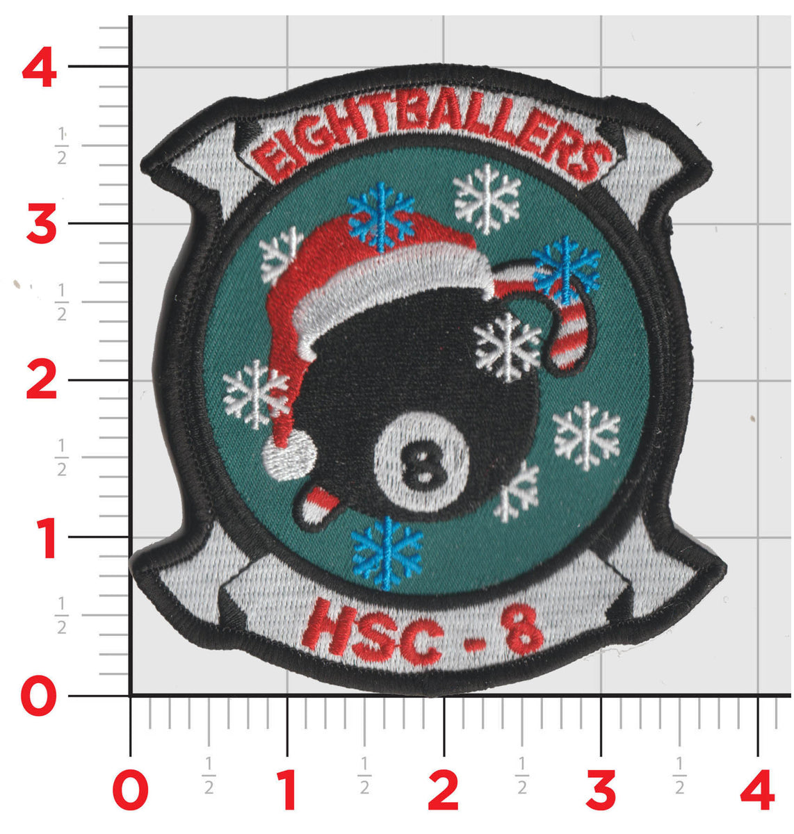 Buy Official HSC-8 Eightballers Ch Patch | MarinePatches.com ...