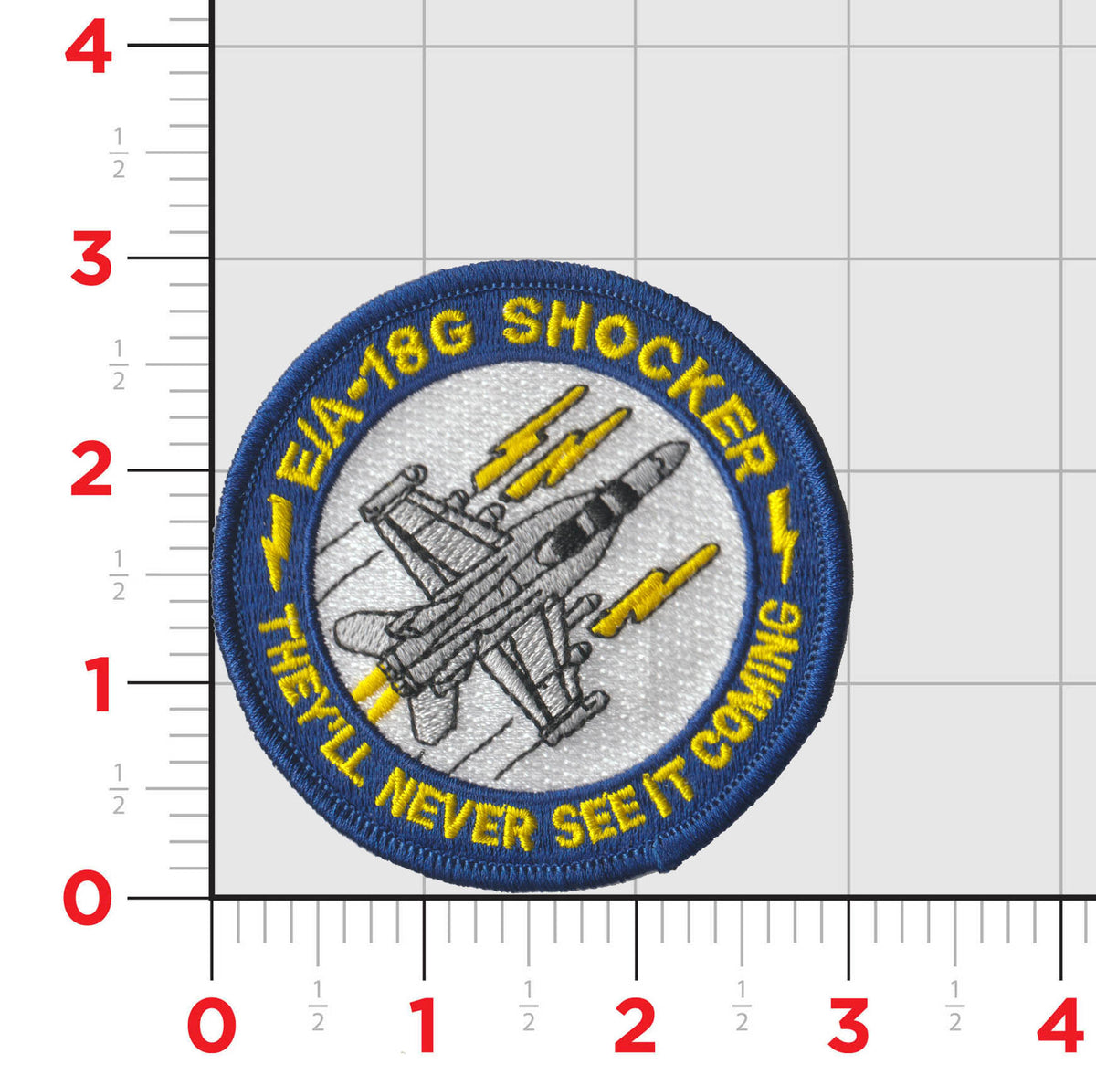 Buy EA-18 Shocker Patches Patch | MarinePatches.com – MarinePatches.com ...