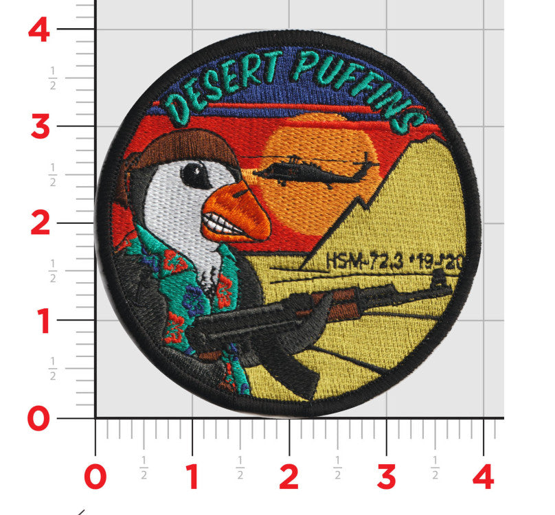 Buy Official HSM-72.3 Desert Puffi Patch | MarinePatches.com ...