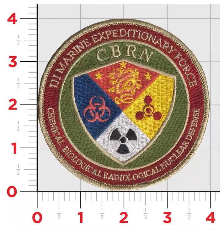 Buy Official 3rd MEF CBRN Chemical Patch | MarinePatches.com ...