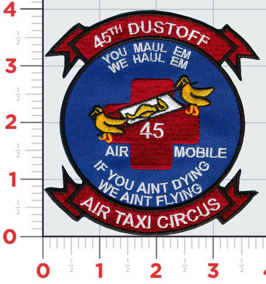 Buy US Army 45th Dustoff Chest Pat Patch | MarinePatches.com ...