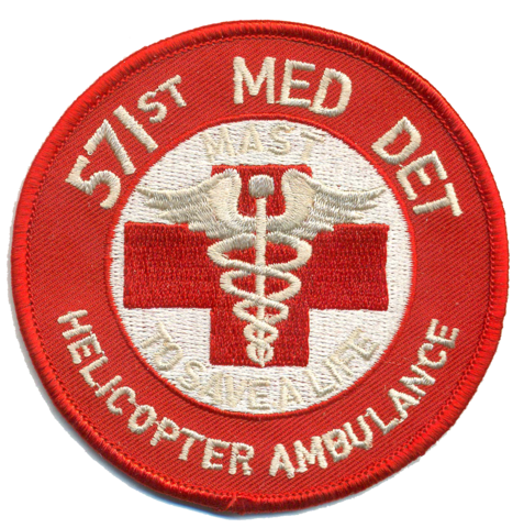 US Army 571st Medevac Detatchment Dustoff Patch – MarinePatches.com ...