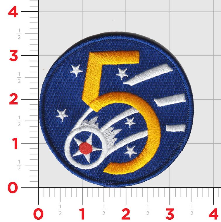 Buy 5th Air Force Patch | MarinePatches.com – MarinePatches.com ...