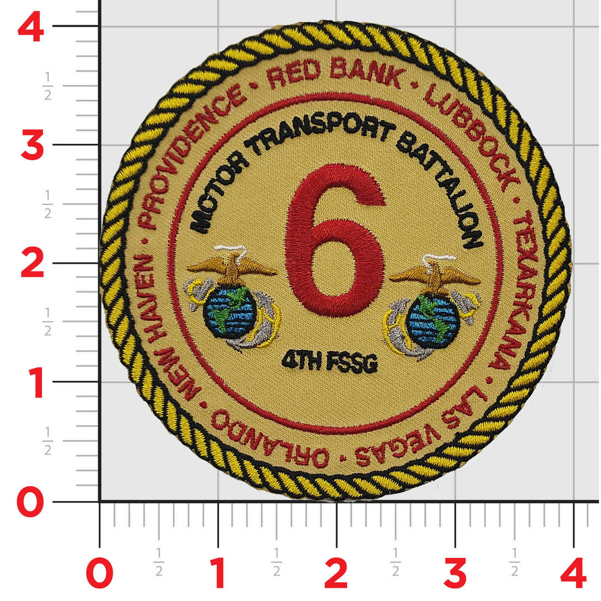 Buy Officially Licensed 6th Motor Patch | MarinePatches.com ...