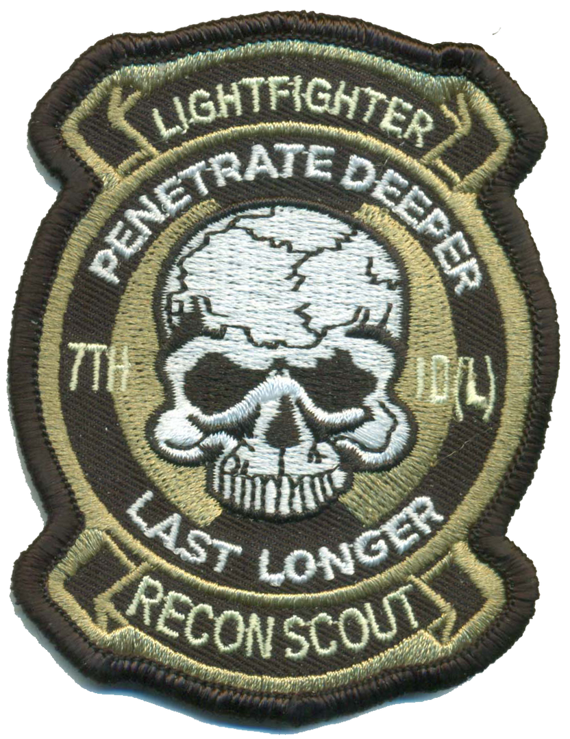 US Army 7th ID Recon Patch – MarinePatches.com