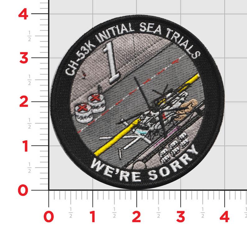 Buy CH-53K Sea Trials Patch | MarinePatches.com – MarinePatches.com ...