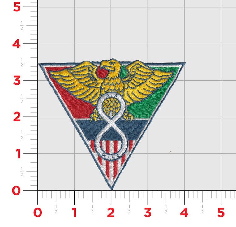 Officially Licensed US Navy Carrier Air Wing CVW-8 Patch ...