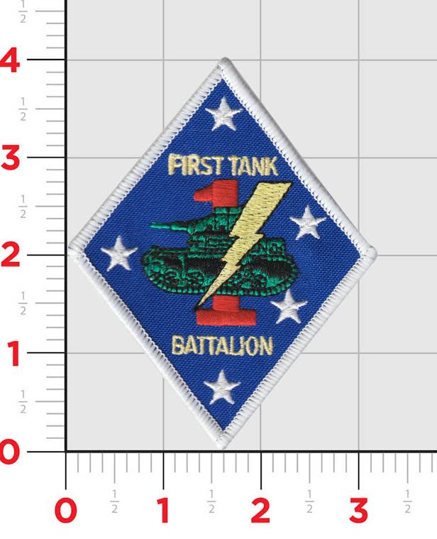 Buy 1st Tank Battalion M-60 Patch | MarinePatches.com – MarinePatches ...