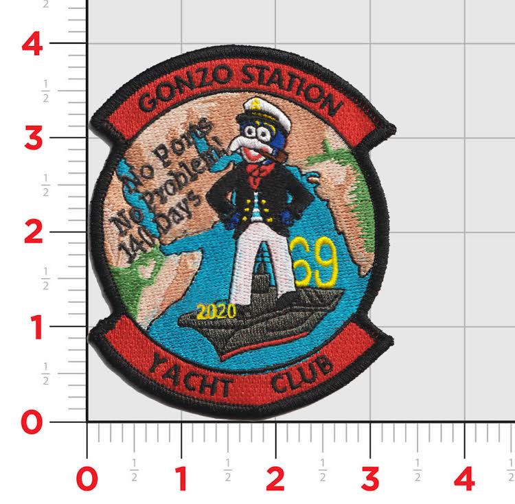 Buy USS Eisenhower CVN-69 Gonzo Ya Patch | MarinePatches.com ...