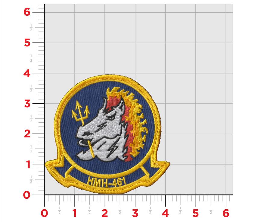 Officially Licensed USMC HMH-461 Iron Horse Squadron Patches ...