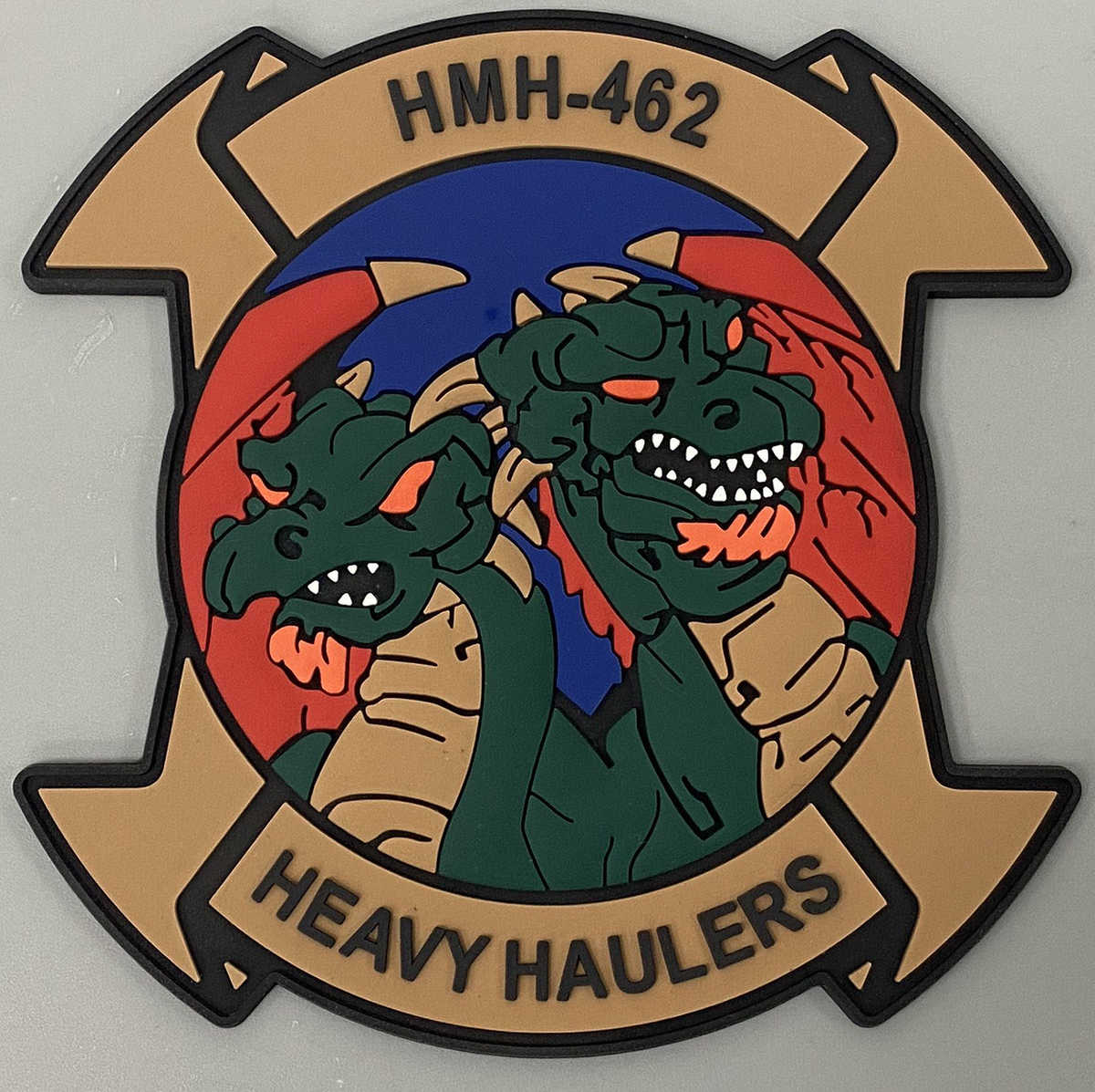 Officially Licensed HMH-462 Heavy Haulers PVC Glow Patch ...