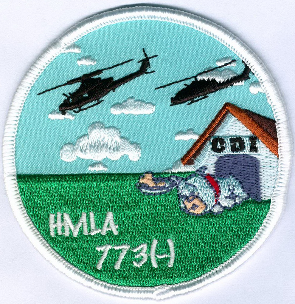 Buy HMLA-773 CDI Flightline Qual P Patch | MarinePatches.com ...