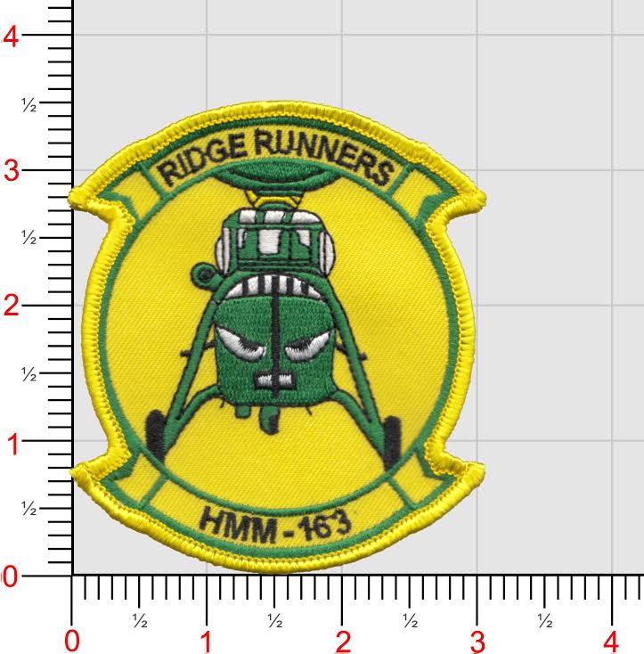 Buy Official HMM-163 Ridge Runners Patch | MarinePatches.com ...