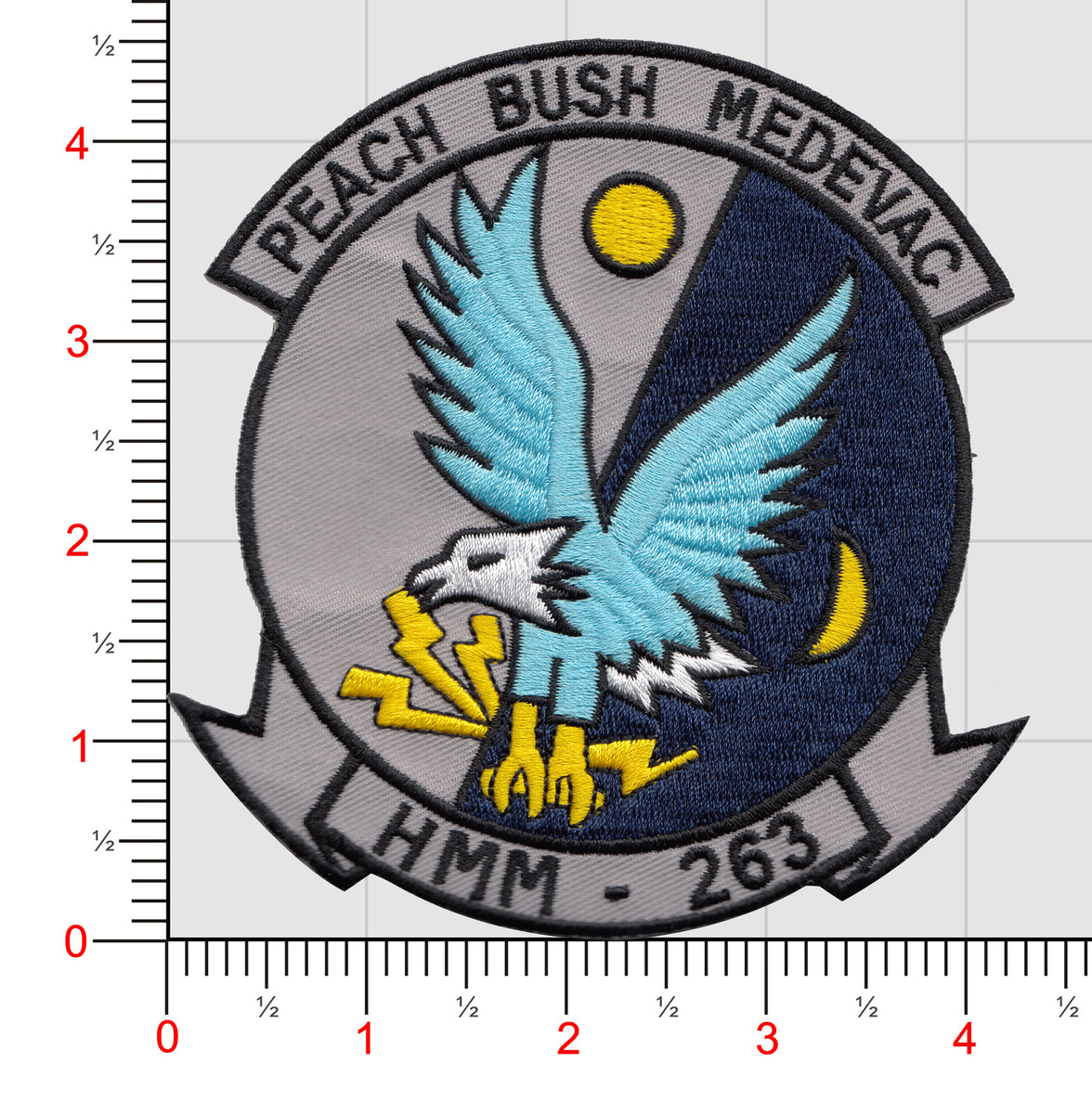Officially Licensed USMC HMM-263 Thunder Eagles Peach Bush Medevac Pat ...