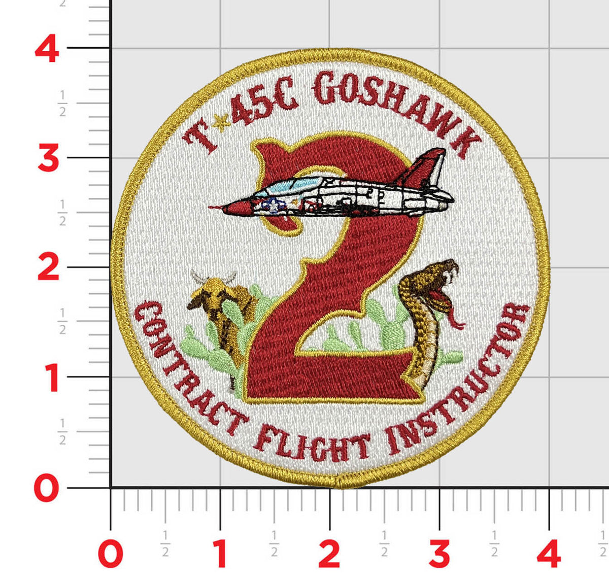 Buy NAS Kingsville T-45 Contract F Patch | MarinePatches.com ...