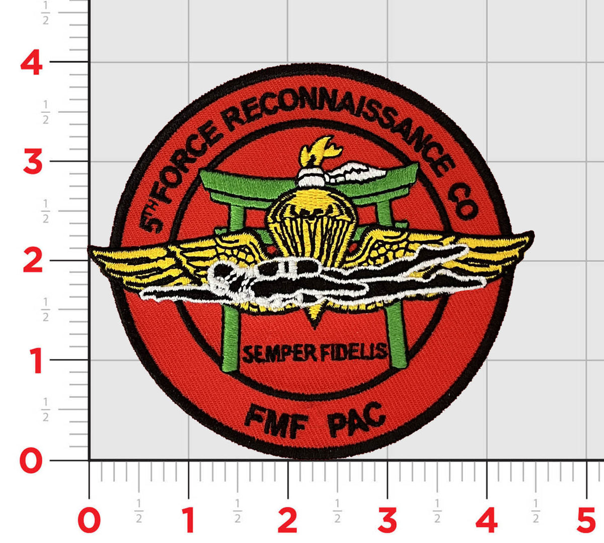 Buy 5th Force Reconnaissance Co. F Patch | MarinePatches.com ...