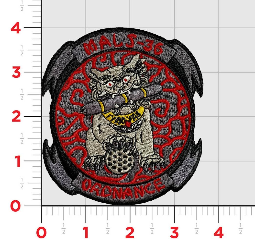 Buy Official MALS-36 Ordnance Patc Patch | MarinePatches.com ...