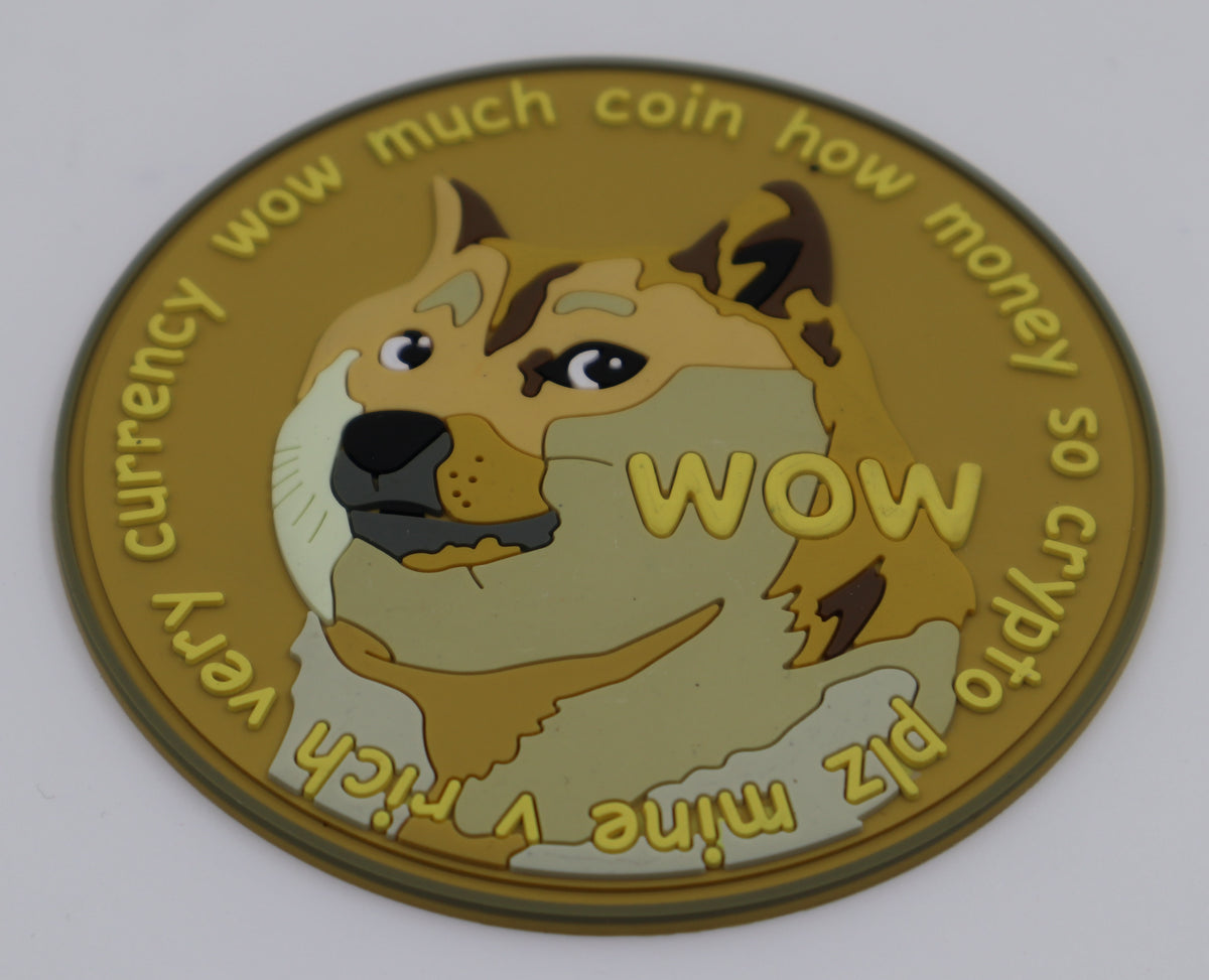 Buy VMM-262 Doge Coin PVC patches Patch | MarinePatches.com ...