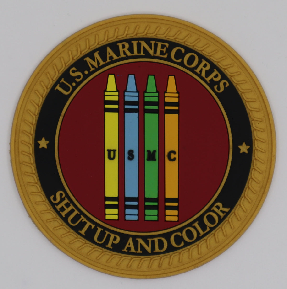 Buy USMC Shut Up and Color PVC Pat Patch | MarinePatches.com ...