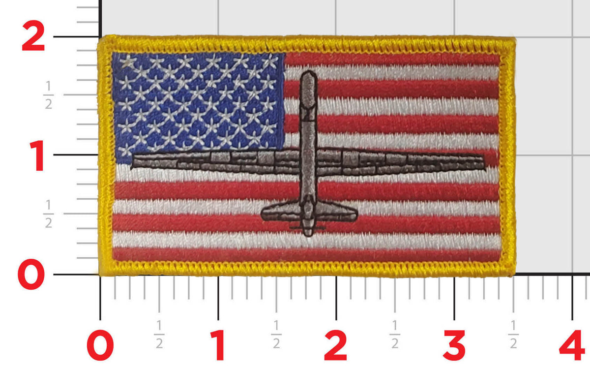 Buy U.S. Flag MQ-9 Predator Should Patch | MarinePatches.com ...