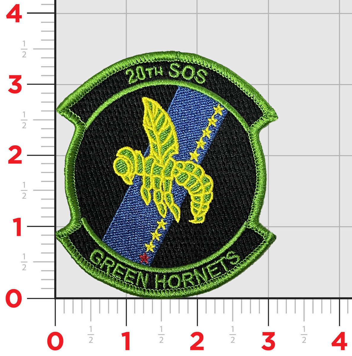 Buy USAF 20th SOS Green Hornets Sq Patch | MarinePatches.com ...