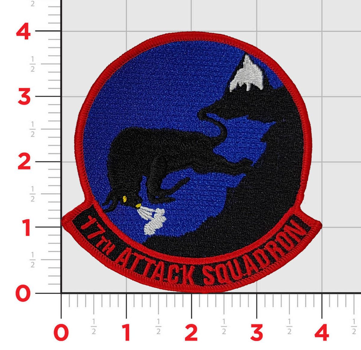 Buy Official USAF 17th Attack Squa Patch | MarinePatches.com ...