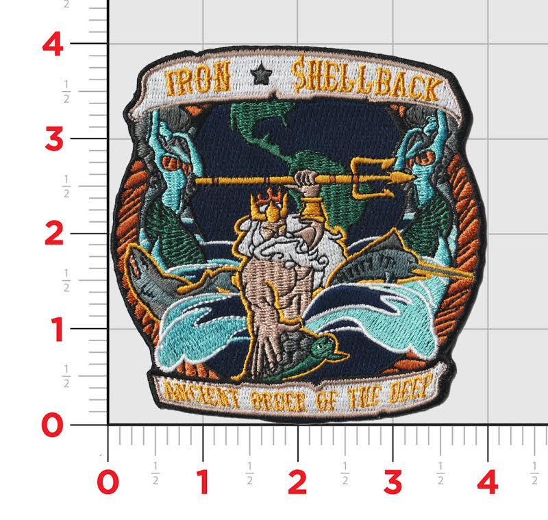Buy USS Eisenhower CVN-69 Shellbac Patch | MarinePatches.com ...