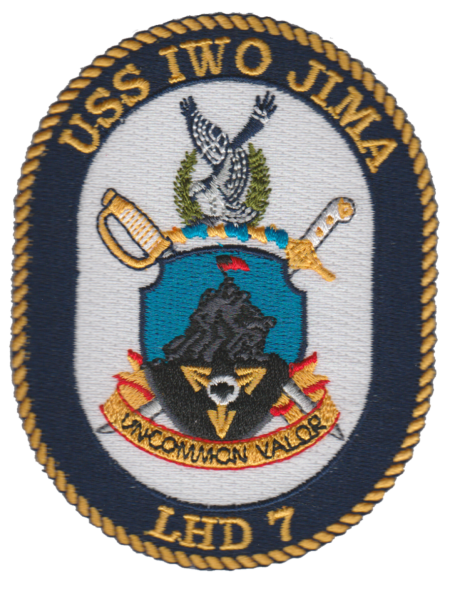 Buy USS Iwo Jima LHD-7 Patch | MarinePatches.com – MarinePatches.com ...