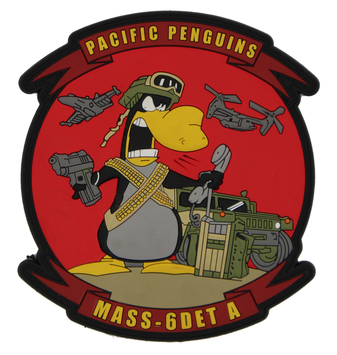 Officially Licensed MASS-6 Det A Pacific Penguins PVC Patch ...