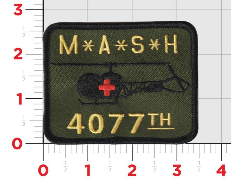 Buy 4077th MASH Patch | MarinePatches.com – MarinePatches.com - Custom ...