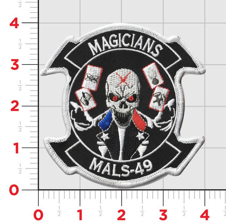 Buy Official MALS-49 Magicians Pat Patch | MarinePatches.com ...