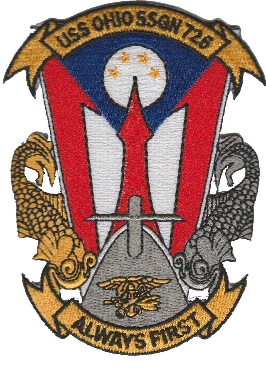 Buy USS Ohio SSGN-726 Patch | MarinePatches.com – MarinePatches.com ...