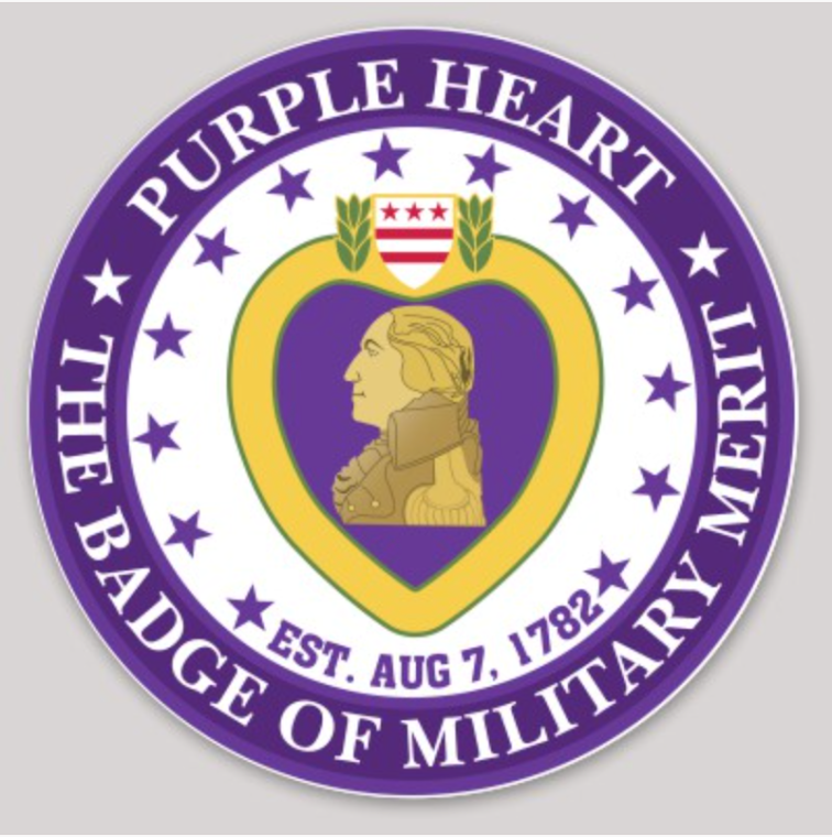 Purple Heart Sticker – MarinePatches.com - Custom Patches, Military and ...