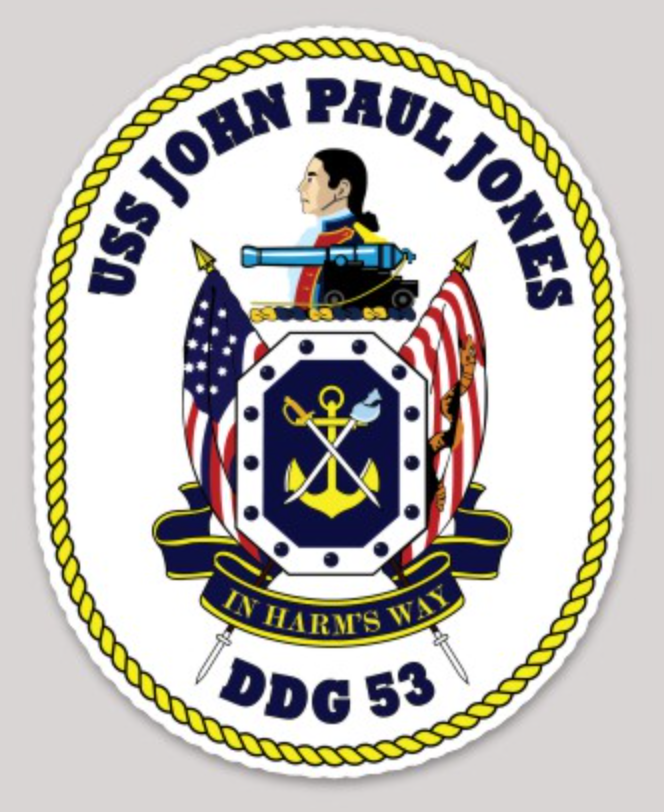Buy USS John Paul Jones DDG-53 Sti Patch | MarinePatches.com ...