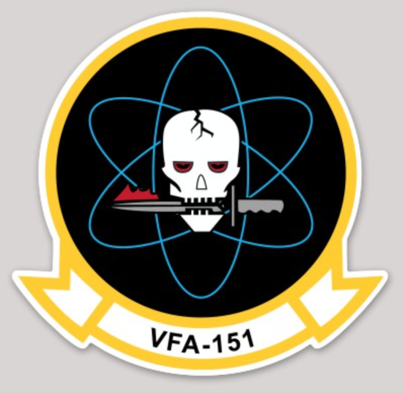 Officially Licensed US Navy VFA-151 Vigilantes Sticker – MarinePatches ...